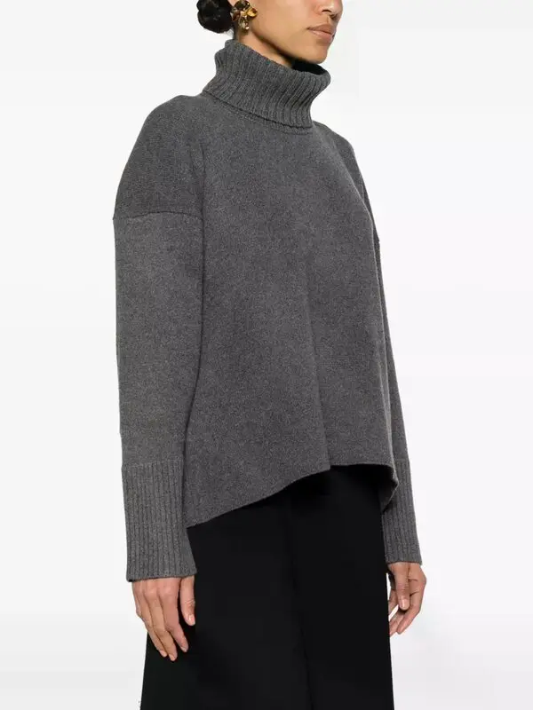 Proenza Schouler Cashmere Blend Roll Neck Jumper - Grey