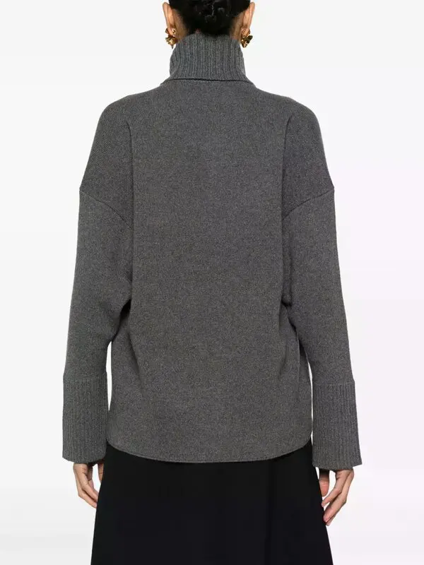 Proenza Schouler Cashmere Blend Roll Neck Jumper - Grey