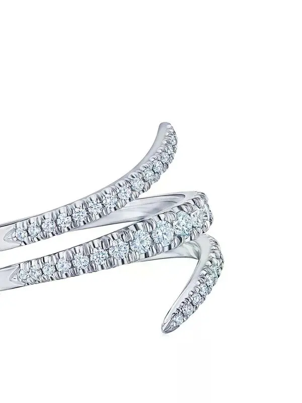 Kwiat 18kt White Gold Diamond Coil Ring