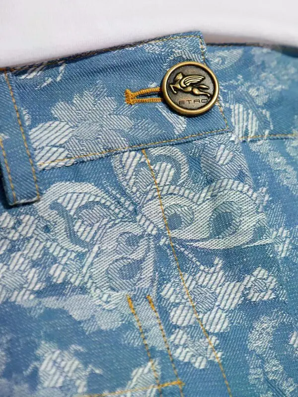 Etro Floral Print Jeans