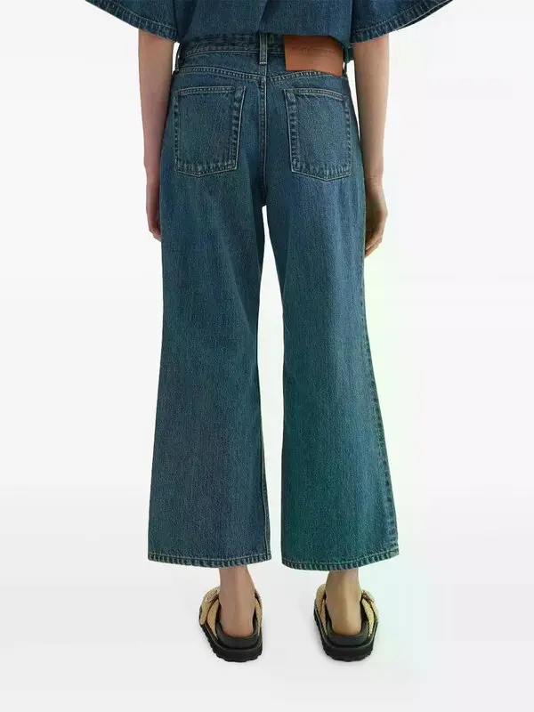 JIL SANDER Flared Cropped Jeans