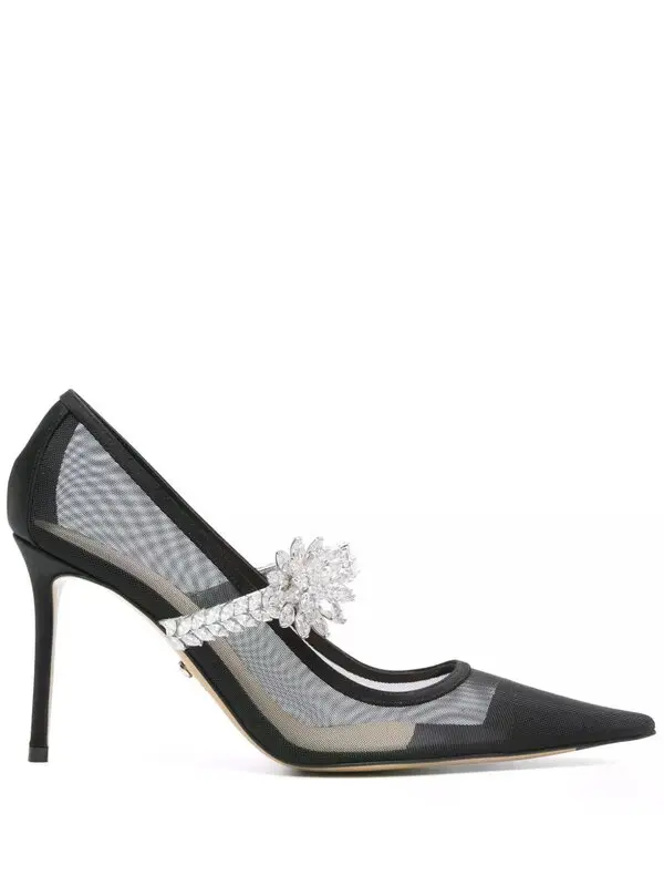 Mach & Mach 90mm Mesh Pumps - Black