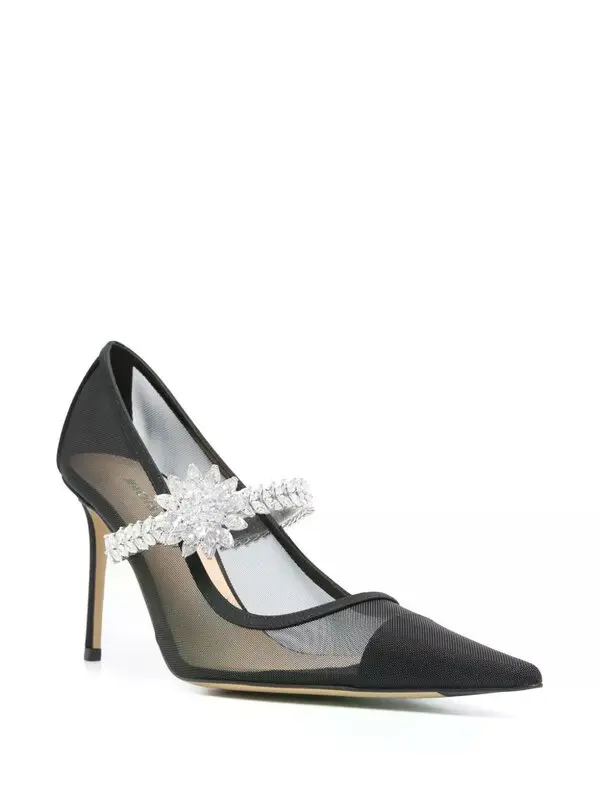 Mach & Mach 90mm Mesh Pumps - Black