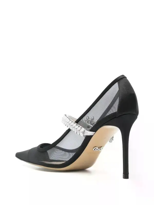 Mach & Mach 90mm Mesh Pumps - Black