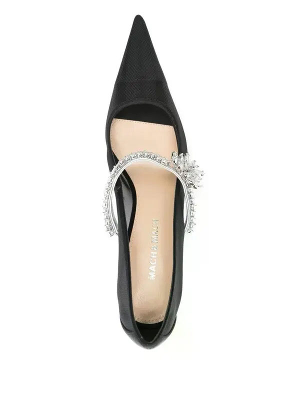 Mach & Mach 90mm Mesh Pumps - Black