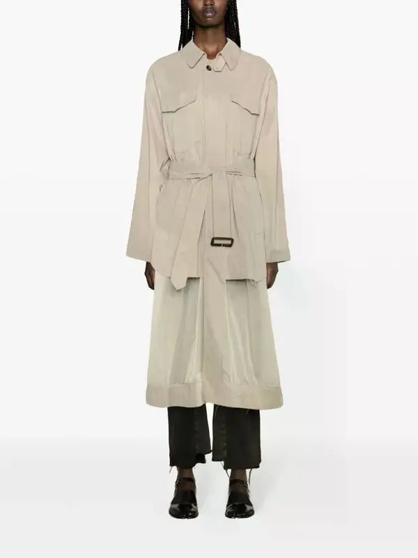 MAISON MARGIELA Belted Panelled Trench Coat