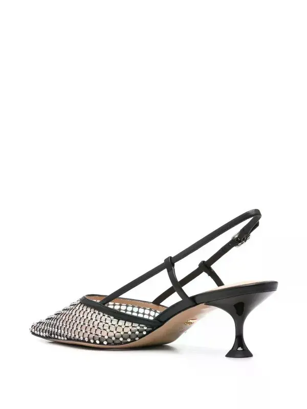 Lola Cruz 60mm Carmen Pumps With Crystal Embellishment