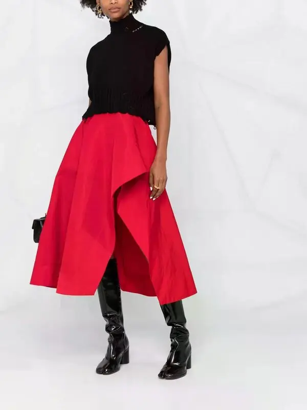 Marni Distressed Cropped Vest