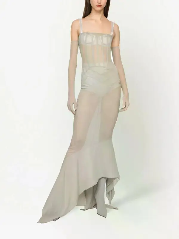 Dolce & Gabbana Draped Silk Dress