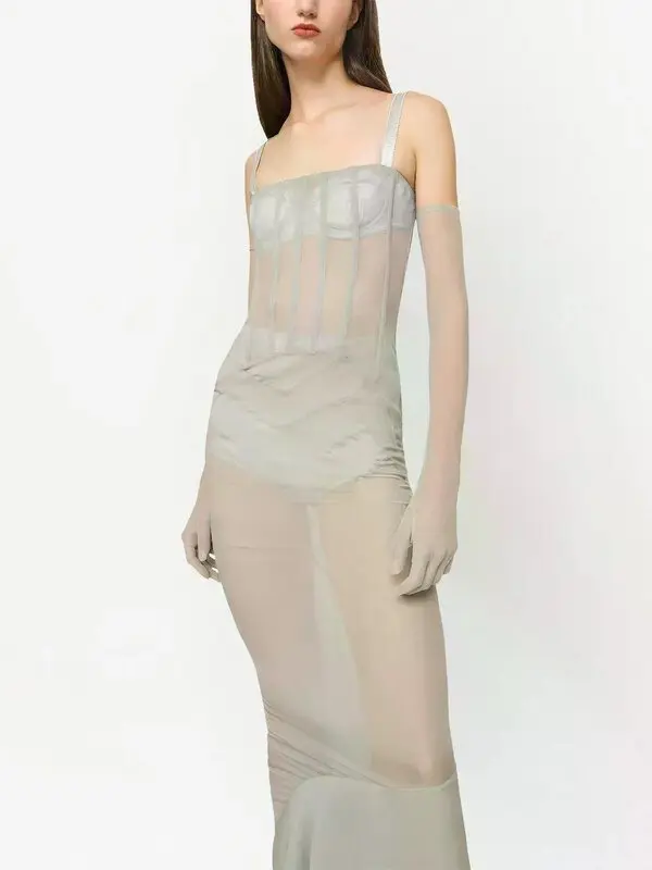 Dolce & Gabbana Draped Silk Dress