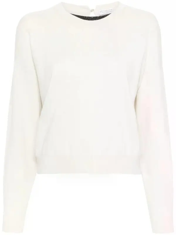 Brunello Cucinelli Monili Chain-detail Cashmere Jumper
