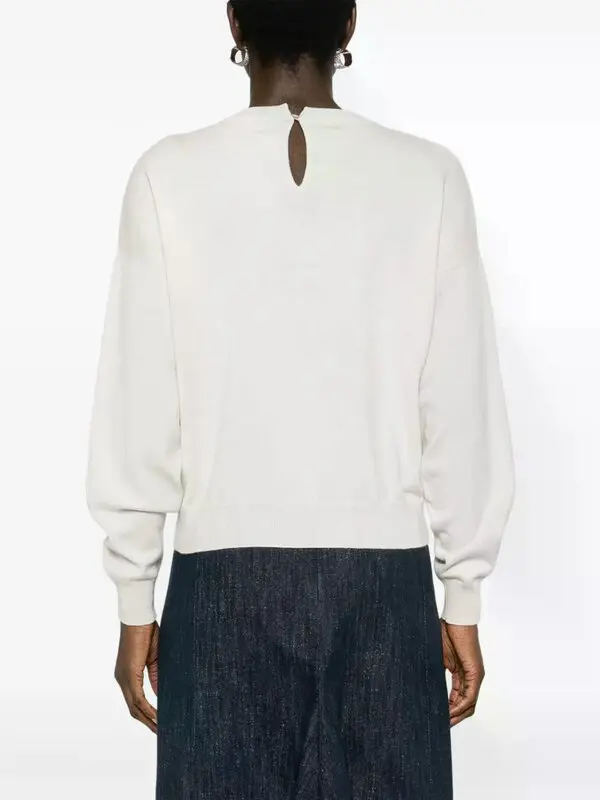Brunello Cucinelli Monili Chain-detail Cashmere Jumper