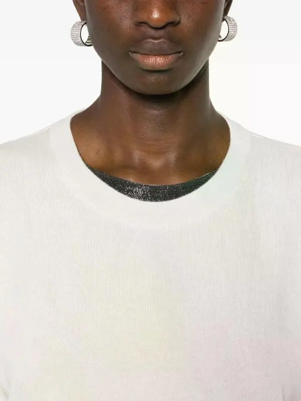 Brunello Cucinelli Monili Chain-detail Cashmere Jumper