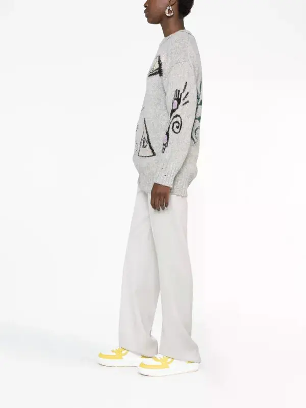 Stella McCartney Folk Graphic-embroidered Jumper