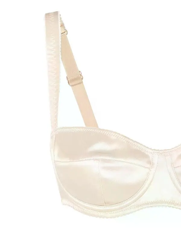 Dolce & Gabbana Satin Balconette Bra - Neutrals
