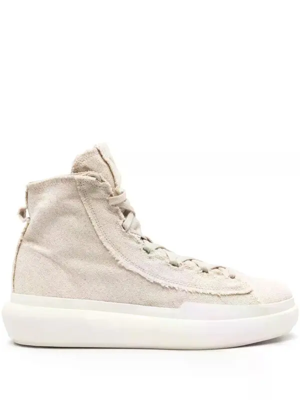 Y3 Nizza High-top Canvas Sneakers - Neutrals