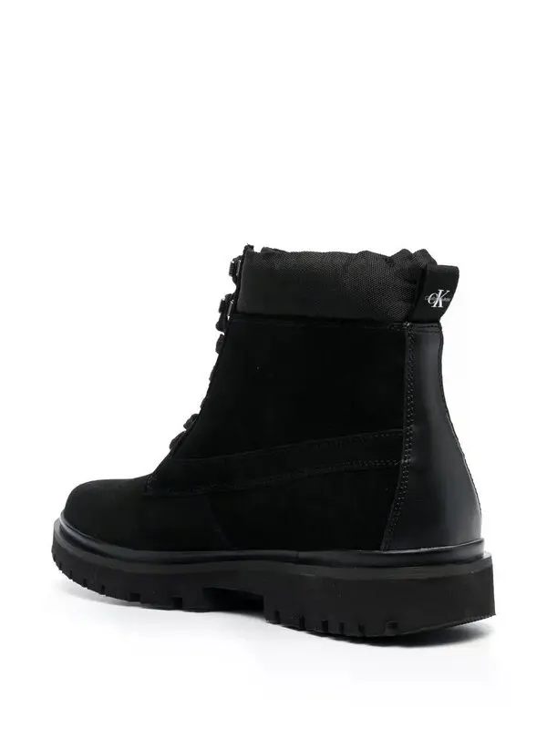 Calvin Klein Suede Lug Lace-up Hiking Boots