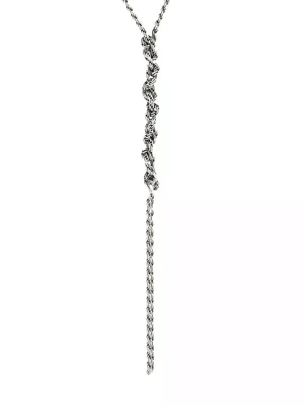 Emanuele Bicocchi Sterling Crochet Chain Necklace