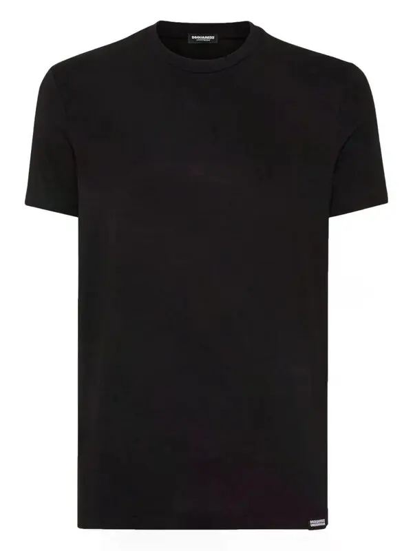 Dsquared2 Embroidered-logo T-shirt - Black