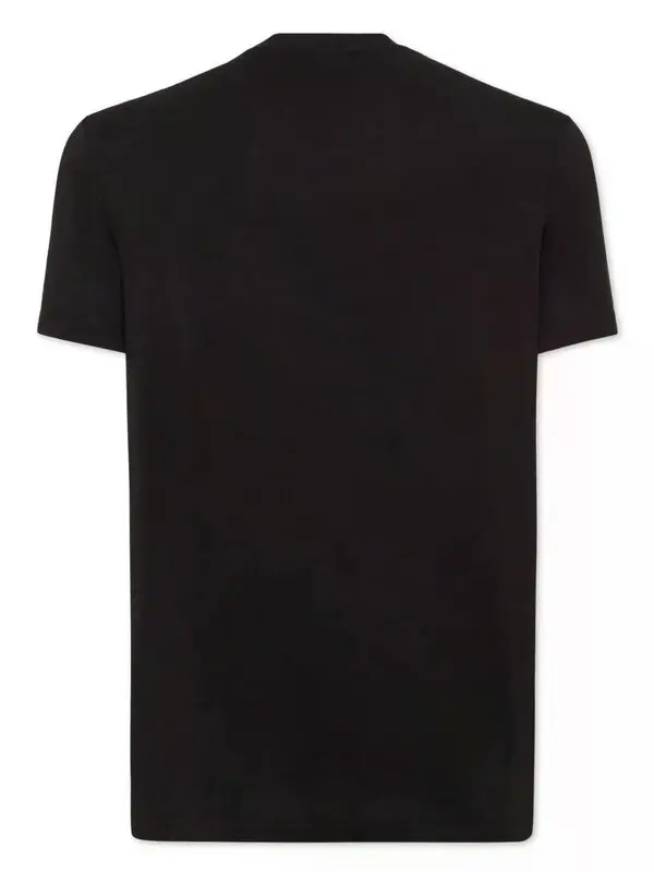 Dsquared2 Embroidered-logo T-shirt - Black