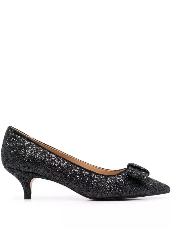 AGE OF INNOCENCE Jacqueline 50mm Bow-embellished Pumps