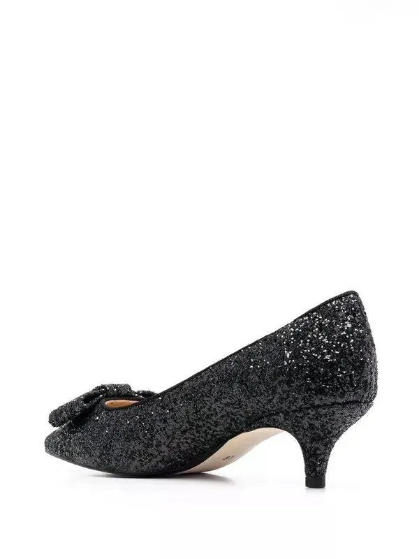 AGE OF INNOCENCE Jacqueline 50mm Bow-embellished Pumps