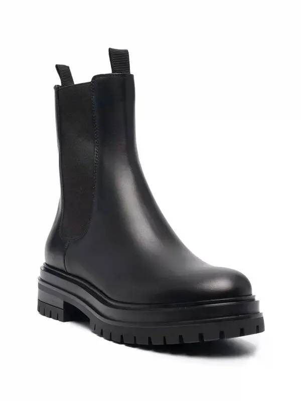 GIANVITO ROSSI Leather Chelsea Boots