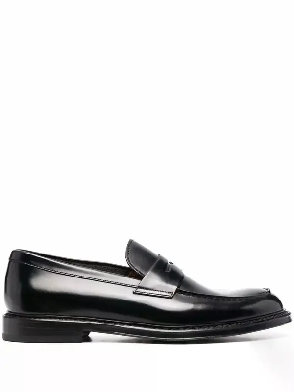 DOUCAL'S Horsebit Detail Slip-on Loafers