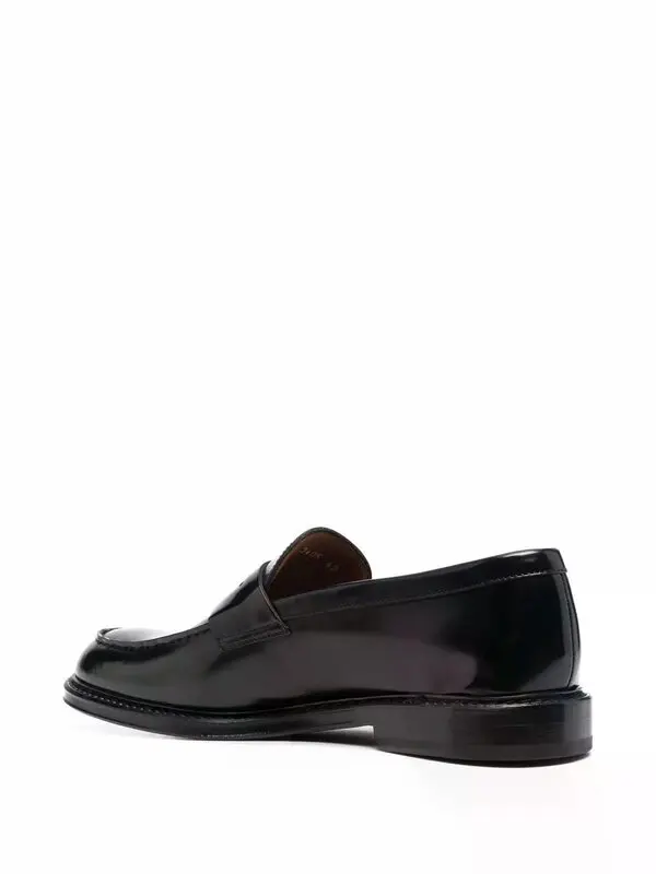 DOUCAL'S Horsebit Detail Slip-on Loafers
