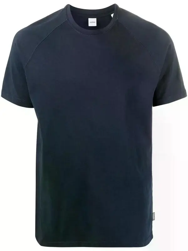 Aspesi Short-sleeved Cotton T-shirt - Blue