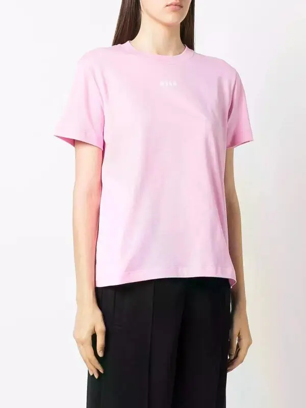 MSGM Cotton Logo Print T-shirt