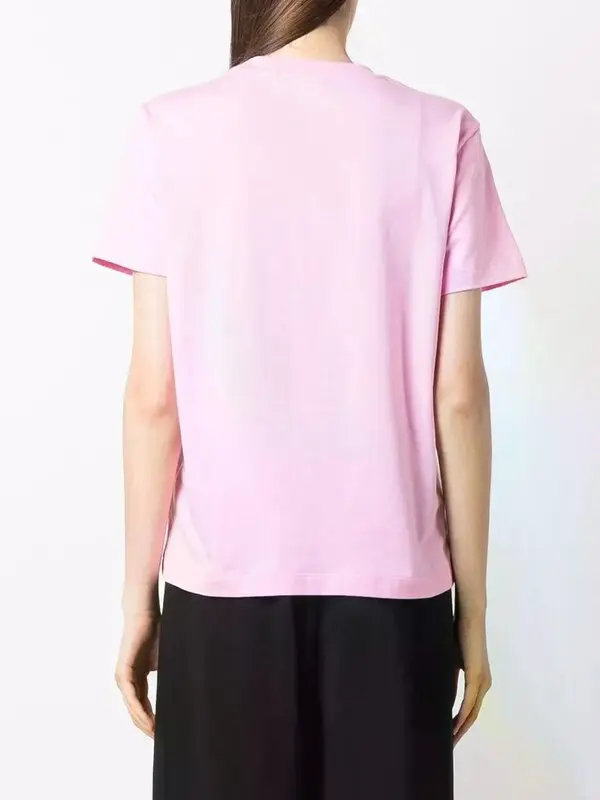 MSGM Cotton Logo Print T-shirt