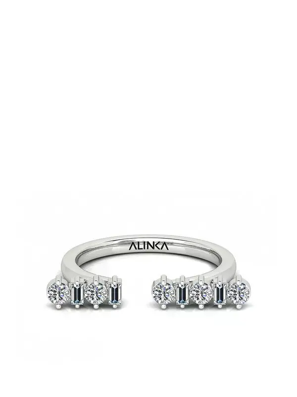 ALINKA 18kt White Gold Diamond Ring - Silver