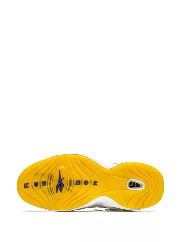 REEBOK Question Mid Yellow Toe Sneakers