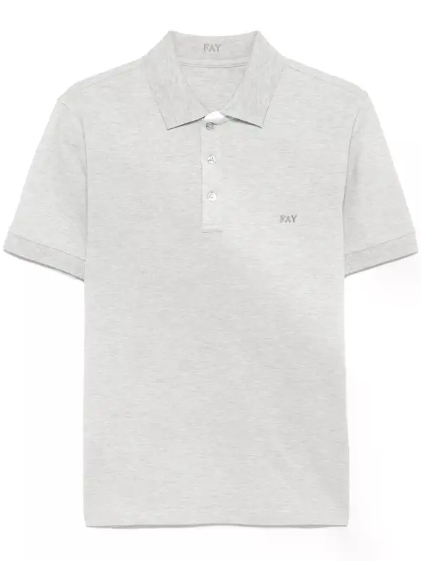 FAY Logo-embroidered Polo Shirt