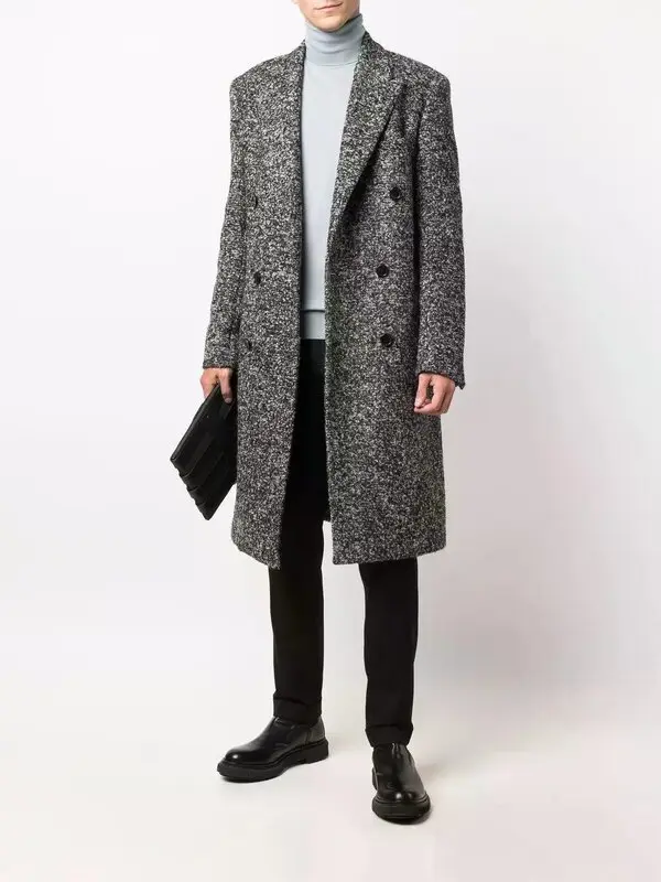 Paul Smith Wool Drawstring Tapered Trousers - Black