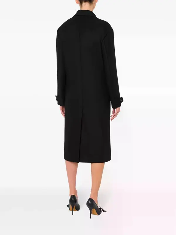 Moschino Notched-collar Single-breasted Coat