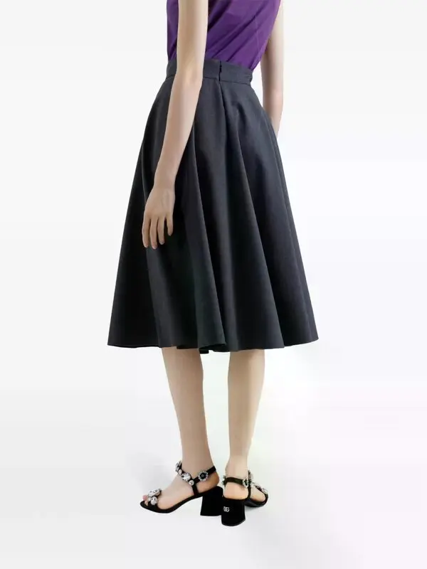 Dolce & Gabbana Pleated Midi Skirt