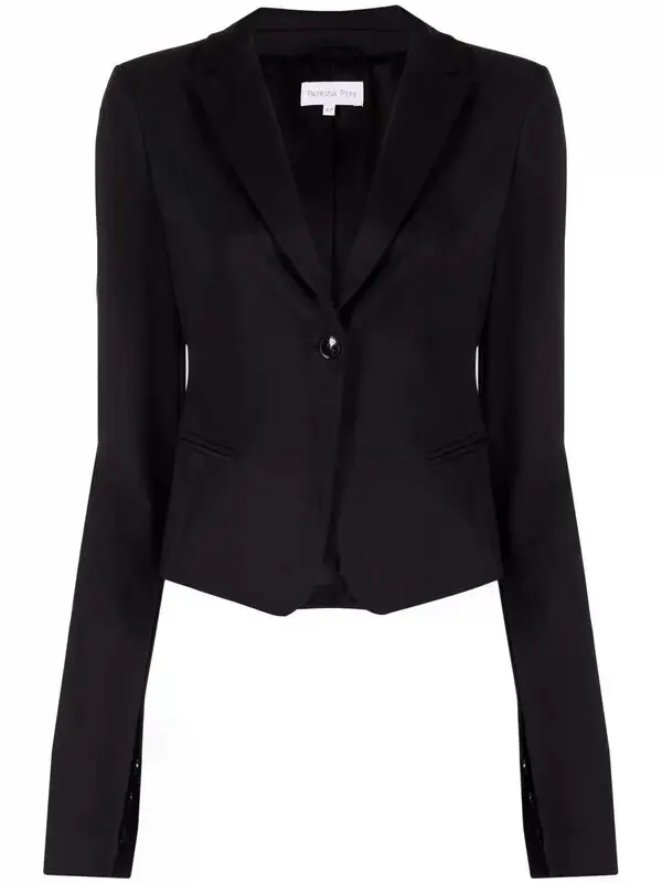 Patrizia Pepe Single-breasted Blazer With Slit Sleeves