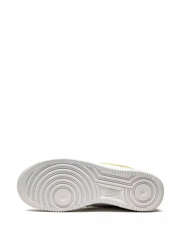 Nike Force 1 Low Saturn Gold Leather Sneakers - White