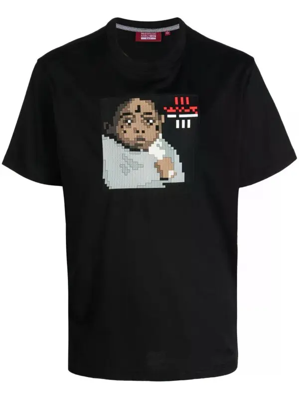 MOSTLY HEARD RARELY SEEN 8-BIT Baby Carter Graphic-print T-shirt - Black