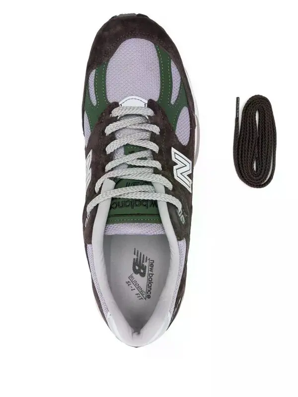 NEW BALANCE 991v2 Lace-up Sneakers - Purple