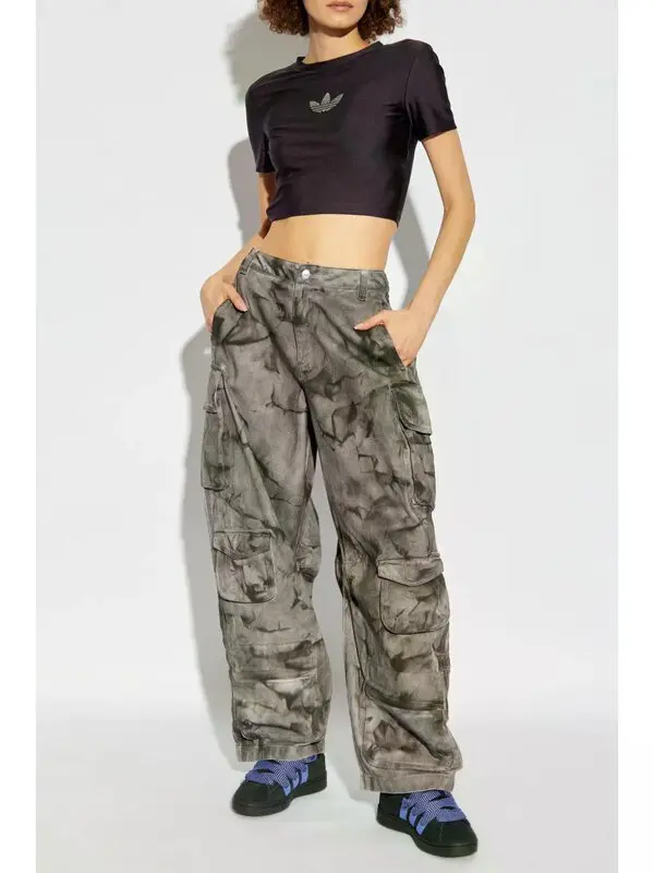 Adidas Camouflage Print Cargo Trousers