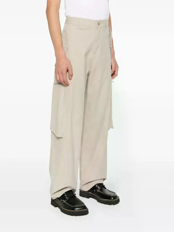 REPRESENT Embroidered Logo Cotton Trousers