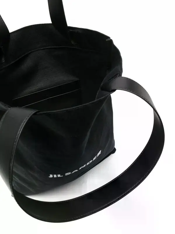 JIL SANDER Logo Print Tote Bag