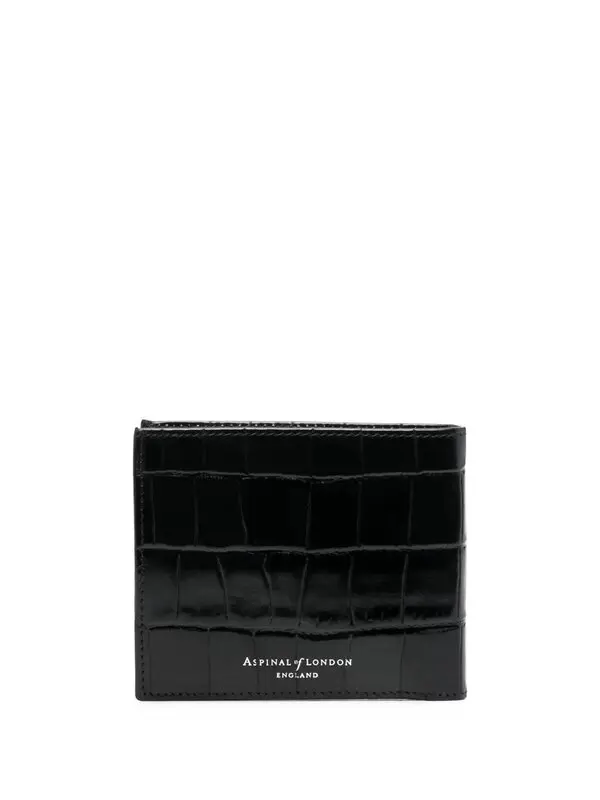 ASPINAL OF LONDON Embossed Croc Wallet