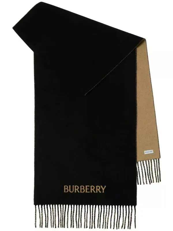Burberry Ekd Two-tone Cashmere Scarf