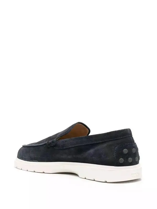 TOD'S Suede Loafers - Blue
