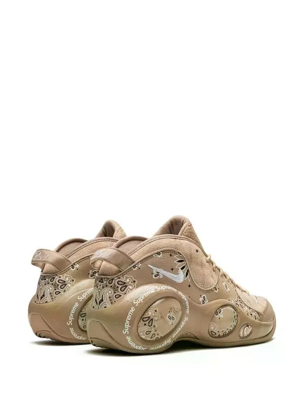 Nike X Supreme Air Zoom Flight 95 Hemp Sneakers - Brown