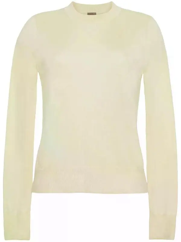 Adam Lippes Fine-knit Crew Neck Jumper - Yellow